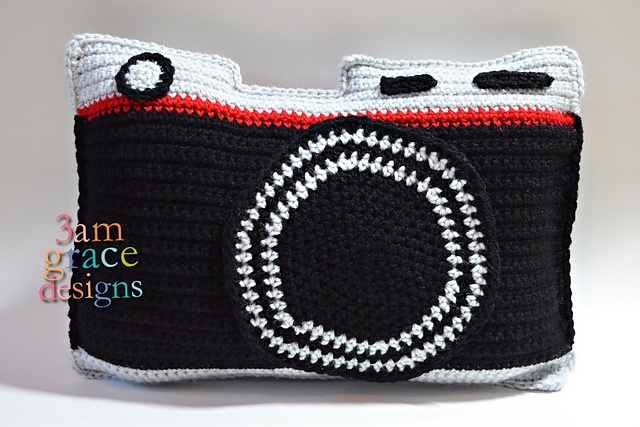 Camera Crochet Pattern Kawaii Cuddler™ - 3amgracedesigns