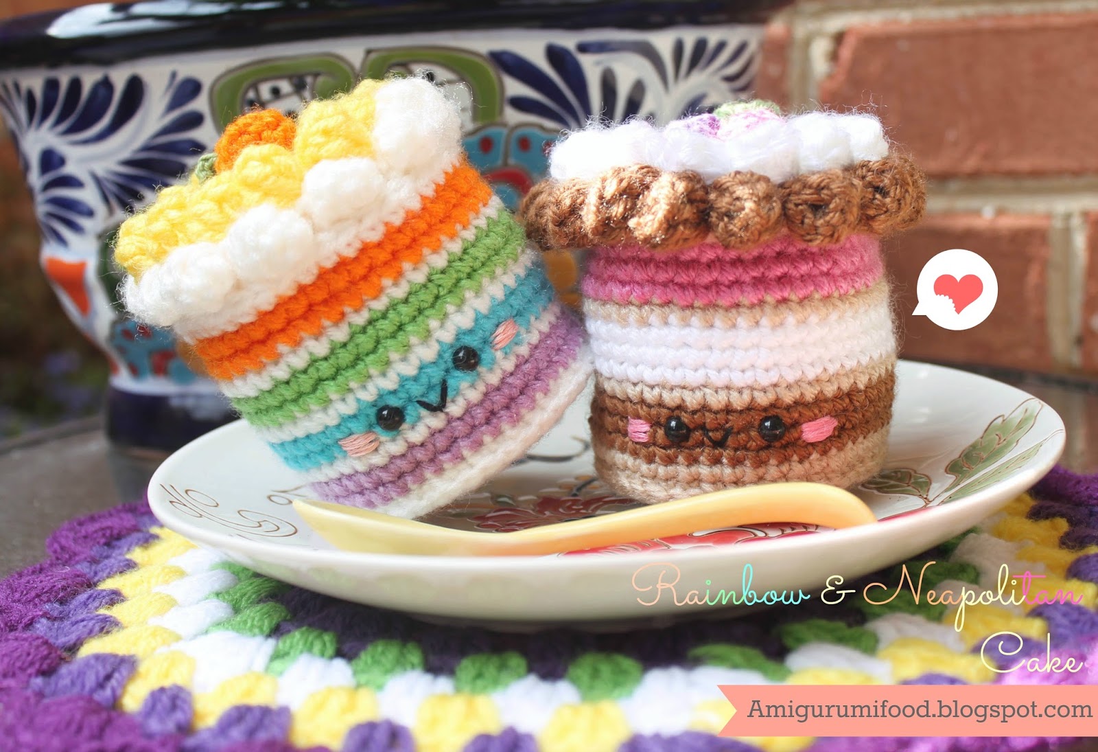 Crochet Roundup - Free Cake & Pie Patterns - 3amgracedesigns