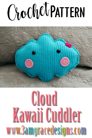 Cloud Crochet Pattern Kawaii Cuddler™ | 3amgracedesigns