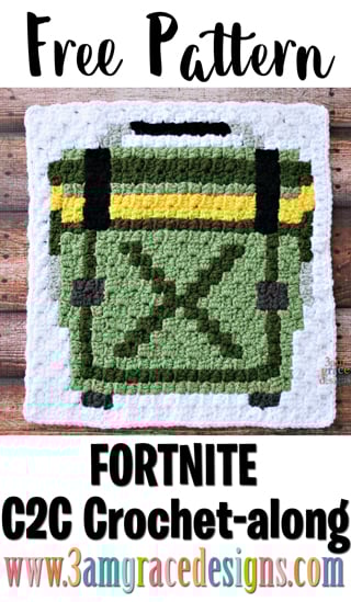 Fortnite C2C Crochet-along - Week 13 - Free Crochet Pattern ... Fortnite C2C Crochet-along - Week 13 - Free Crochet Pattern ...