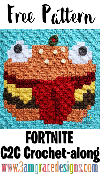 Fortnite C2C Crochet-along - Week 14 - Free Crochet Pattern ... Fortnite C2C Crochet-along - Week 14 - Free Crochet Pattern ...