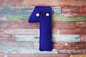 Number 1 One Kawaii Cuddler® - Crochet Pattern - 3amgracedesigns
